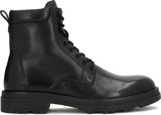 Kazar Bottines plates Kazar classiques noires pour homme en cuir - Homme - Chaussures - Noir - Taille: 40 EU