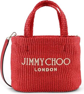 Jimmy Choo London Femme, Sacs, Rouge, Taille: ONE Size Beach Tote Mini