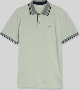 Tom Tailor Regular Fit Poloshirt mit Kontrastkragen