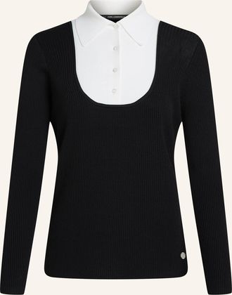 Karl Lagerfeld Top schwarz