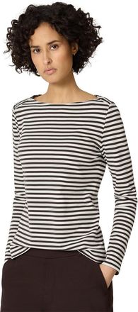 Street One Gestreiftes Shirt Molten Earth 38