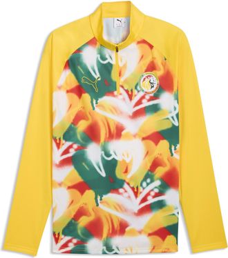 Puma Senegal Slim Fit Aufw&auml;rmoberteil Herren, Accessoires, Gelb, XL