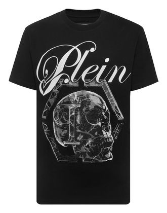 Philipp Plein T-Shirt Rundhalsausschnitt Ss Skull