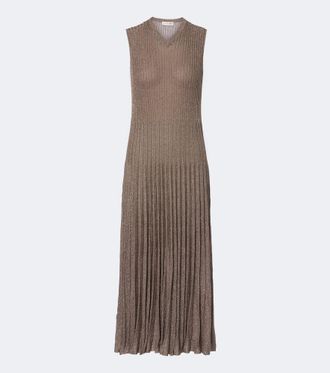 Altuzarra Midikleid Selvin aus Lam&eacute;