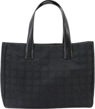 Chanel Sac cabas vintage en nylon Pre-owned - Femme - Pre-owned - Noir - Taille: ONE Size