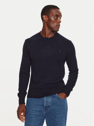 Ami Pullover HKS057.005 Dunkelblau Regular Fit