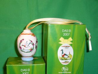 Hutschenreuther Das Ei 2007 - Porzellanei - Jahresei - NEU - OVP - 1. WAHL