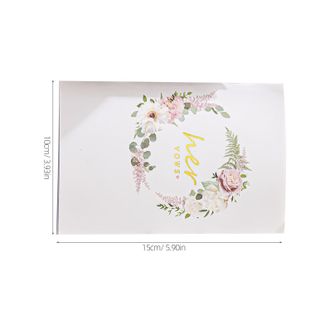 OSALADI Gel&uuml;bdeb&uuml;cher Hochzeit Satz aus Papier f&uuml;r Sie und Ihn Ehegel&uuml;bdehefte mit Glatter Oberfl&auml;che und Filigranem Design G&auml;stebuch Hochzeitsdeko f&uuml;r Braut 