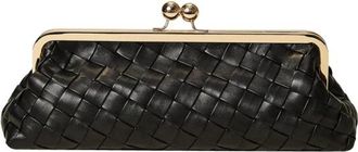 Twinset Femme, Sacs, Noir, Taille: ONE Size Pochette Tiss&eacute;e Main