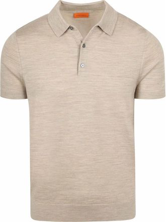Suitable Polo Laine M&eacute;rinos Beige