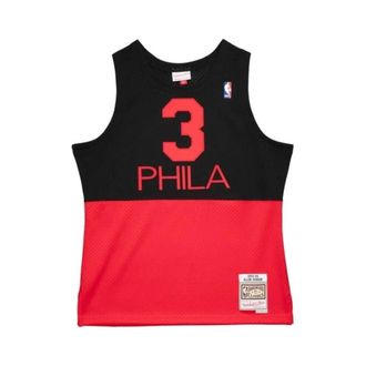 Mitchell & Ness Schwarzes Allen Iverson Reload Jersey - - Sport - Herren - Mehrfarbig - S