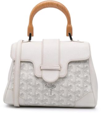 Goyard Hobo Bags - Mini Goyardine Saigon Souple - Gr. unisize - in Wei&szlig; - f&uuml;r Damen