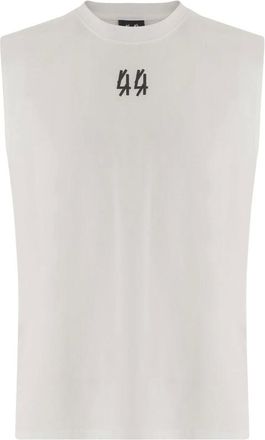 44 Label Group Homme, Tops, Blanc, Taille: XL Hauts sans manches