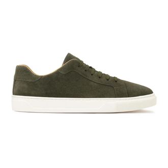 Kazar Khaki Wildleder-Sneaker auf wei&szlig;er Sohle - - Shoes - Herren - Gr&uuml;n - 41 EU