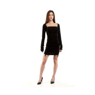 Moschino Damen, Kleider, Schwarzk, SGr&ouml;&szlig;e
