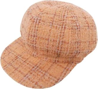 Chanel Pre-owned Casquette 2D Code - Femme - Pre-owned - Orange - Taille: ONE Size