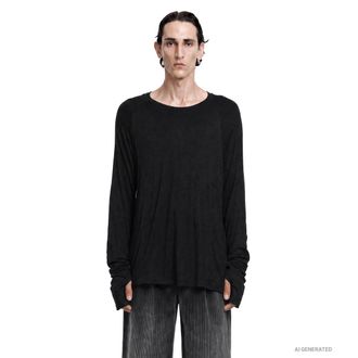 Andrea Ya'aqov Bamboo Long Sleeve T-Shirt