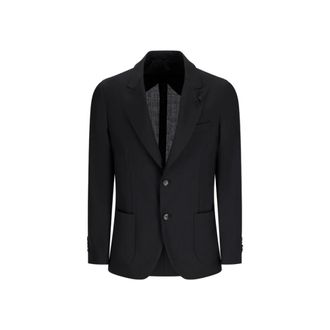 Lardini Cool Wool Einreiher Anzug - - Jackets - Herren - Schwarzk - S