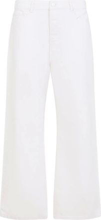 Ami Femme, Jeans, Blanc, Taille: W36 Jean Coupe Large