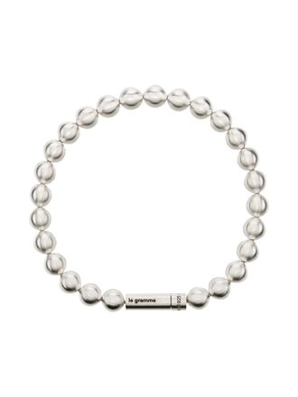 Le Gramme bracelet Le 47g &agrave; perles - Argent