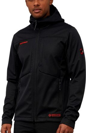 Mammut Softshelljacke Ultimate VIII SO Hooded Jacket mit Bel&uuml;ftungsrei&szlig;verschl&uuml;ssen unter den Armen