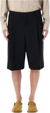 Ami Homme, Shorts, Noir, Taille: W42 Double Pinces Short