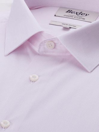 Bexley Guilhem Classic - Chemise homme rose et blanc