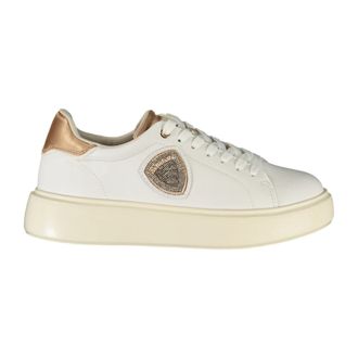 Blauer Sportschuh - - Shoes - Damen - Wei&szlig; - 40 EU