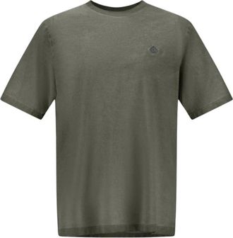 Herno Homme, Tops, Vert, Taille: XL T-Shirt en jersey de coton