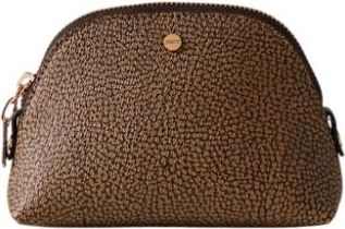 Borbonese Femme, Sacs, Brun, Taille: ONE Size Pochette mini porta tutto in graffiti