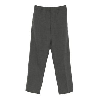 Lardini Pantalon &agrave; taille &eacute;lastique - Homme - Pantalons - Gris - Taille: L