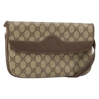 Gucci Sac bandouli&egrave;re vintage Pre-owned - Femme - Pre-owned - Beige - Taille: ONE Size