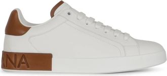 Dolce & Gabbana Homme, Chaussures, Blanc, Taille: 42 EU Portofino Baskets