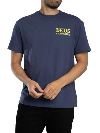 Deus Chinook R&uuml;ckengrafik-T-Shirt, Blau