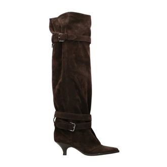 Elena Iachi Heeled Bottes - Femme - Chaussures - Brun - Taille: 40 EU