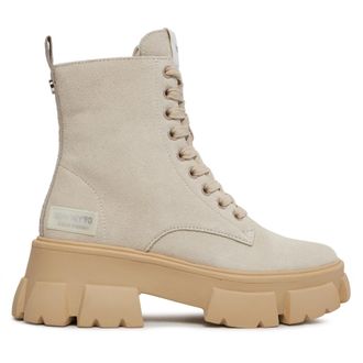 Steve Madden Schn&uuml;rstiefeletten Steve Madden Tanker Bootie SM11001261 SM11001261-846 Beige