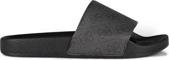 Guess Guess Herren Colico Man Beach Sandal, Schwarz, 43 EU