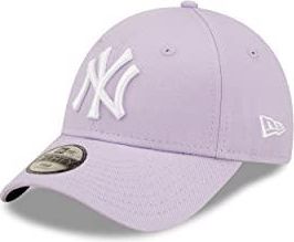 New Era Verstellbare Kinderkappe New York Yankees MLB League Essential Lila Weiß 9Forty - Youth