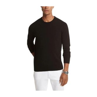 Michael Kors Rundhals-Kaschmirpullover - - Knitwear - Herren - Schwarzk - 2XL