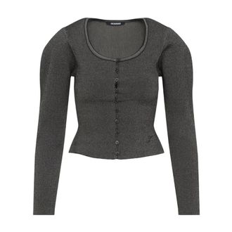 Jacquemus Cardigan Sera - Femme - Pulls - Gris - Taille: 36 FR