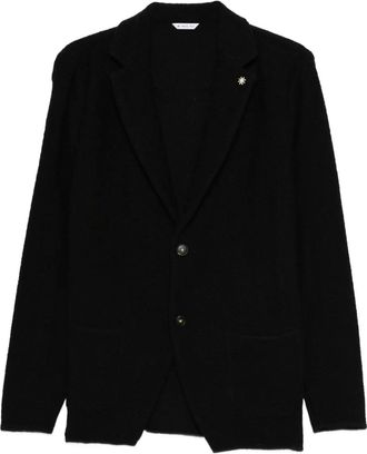 Manuel Ritz blazer à simple boutonnage - Noir