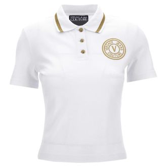 Versace Jeans Couture Wei&szlig;es Poloshirt - - Tops - Damen - Wei&szlig; - 2XS