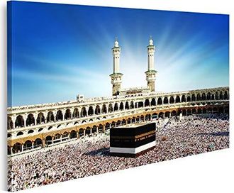 Islandburner Tableau sur toile Kaaba La Mecque Arabie Saoudite 2 Cadre Affiche Poster Murale Tableaux