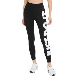 Nike Nike Womens W NSW ESSNTL GX HR LGGNG JDI Leggings, Black/White, L-S