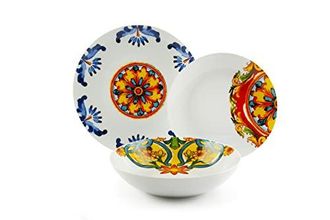 Excelsa Messina Service de vaisselle 18 pi&egrave;ces