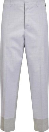 Maison Margiela Homme, Pantalons, Gris, Taille: M Pantalon Droit