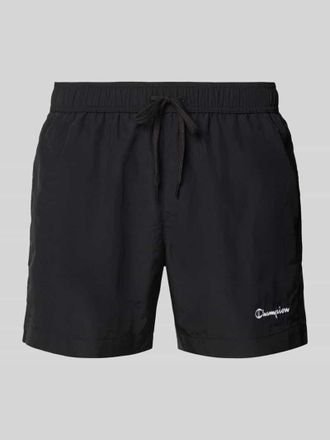 Champion Badehose mit elastischem Bund und Label-Stitching