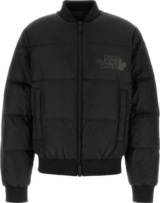Dsquared2 Easy Puffer Daunenjacke - - Jackets - Herren - Schwarzk - L