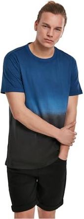 Urban Classics Homme Dip Dyed Tee T Shirt, Multicolore (Midnight Navy/Black 02043), S EU