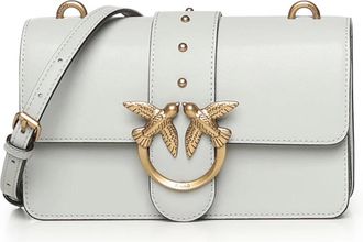 Pinko Pinko, Femme, Sacs, Blanc, Taille: ONE Size Love One Small Shoulder Bag